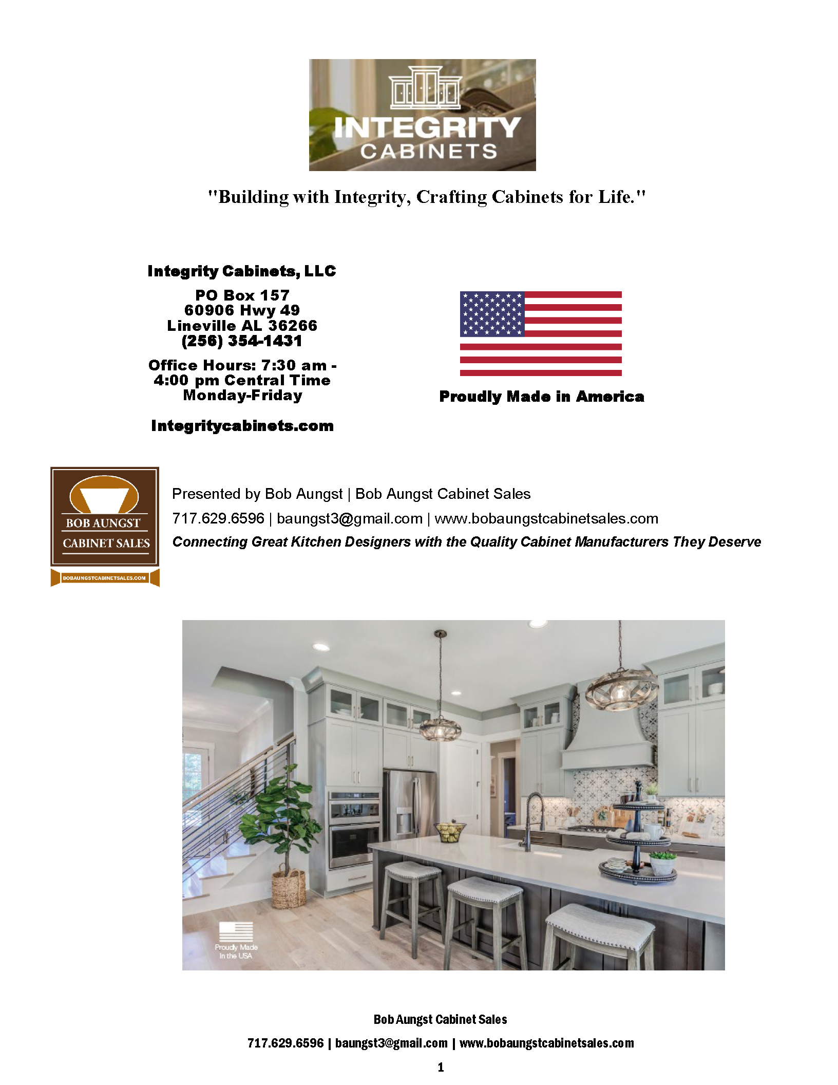 Integrity Cabinets - Bob Aungst Cabinet Sales