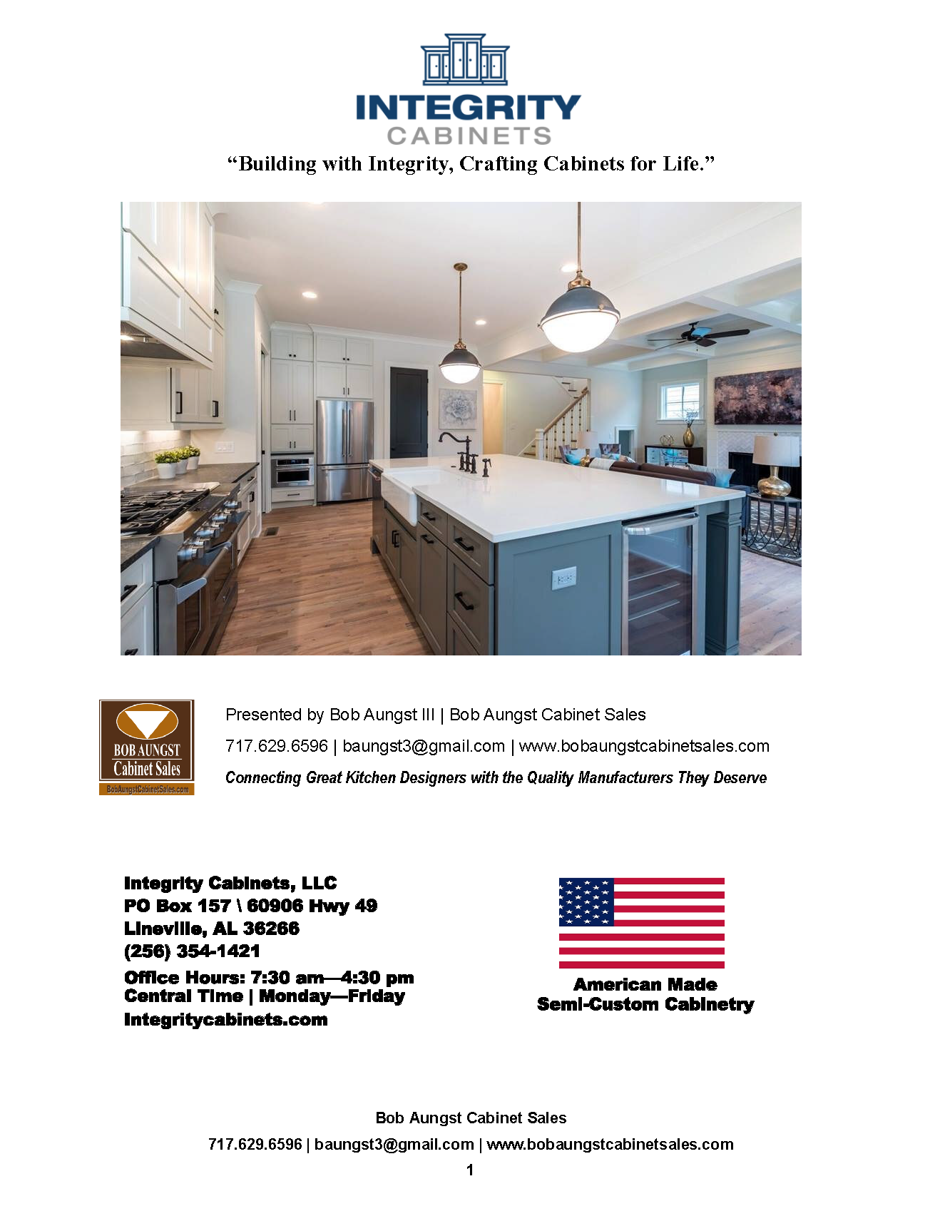 Integrity Cabinets - Bob Aungst Cabinet Sales