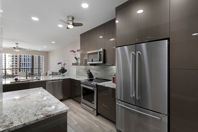 Universal Cabinet Box in Frameless Cabinets - Bob Aungst Cabinet Sales